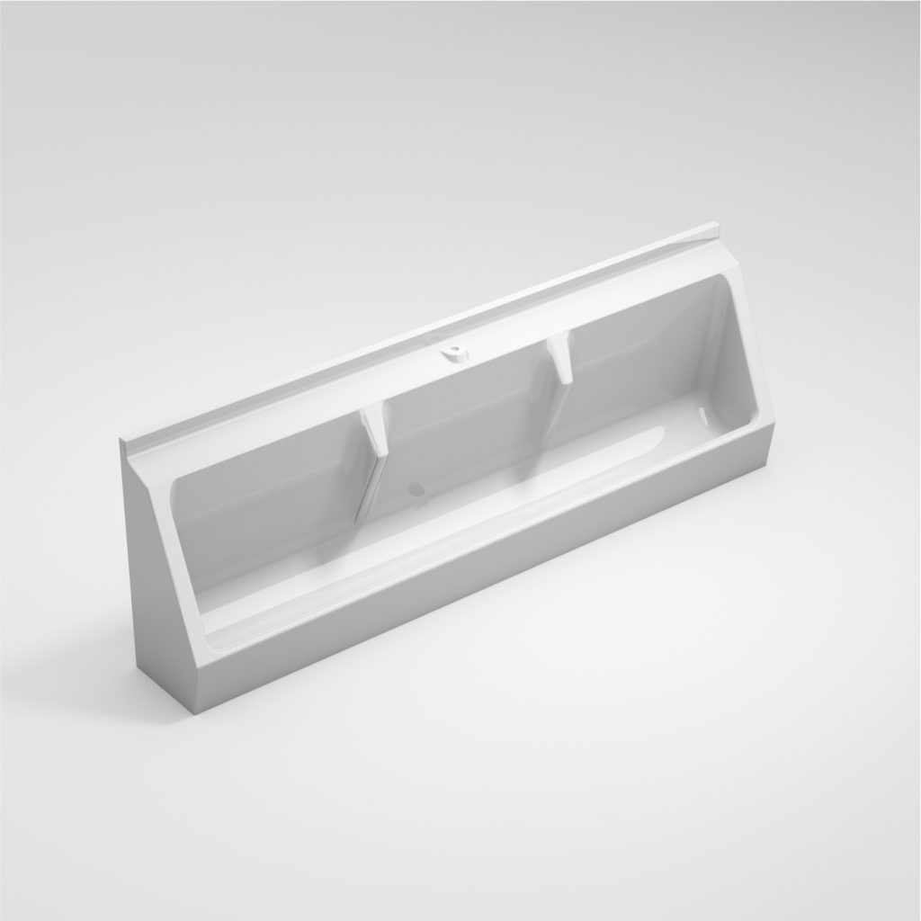 Ascot Three Stall Urinal - EMJ