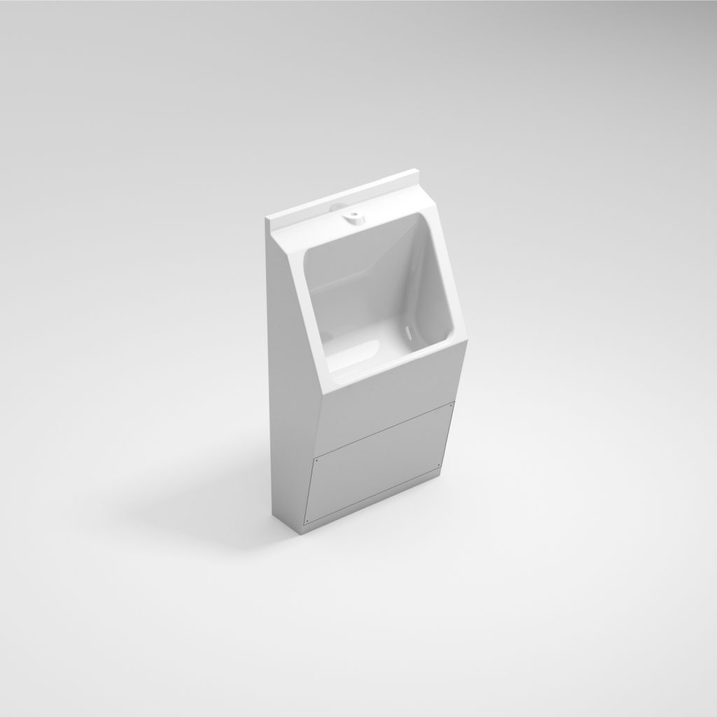 Cheltenham One Stall Floor Urinal - EMJ