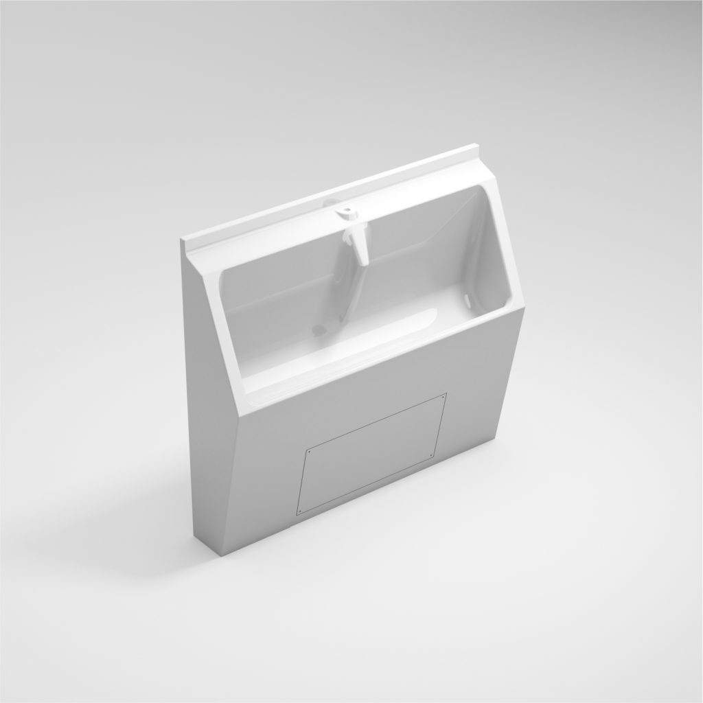 Cheltenham Two Stall Floor Urinal - EMJ